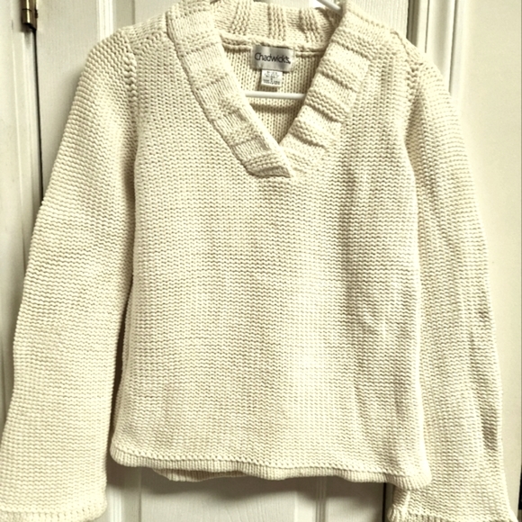 Chadwicks | Sweaters | Chadwicks Ivory Sweater | Poshmark